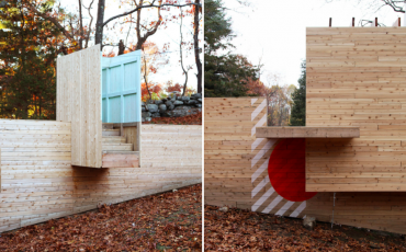 探索空間的遊戲時間：宛如藝術裝置的遊樂場，Five Fields Play Structure - POLYSH